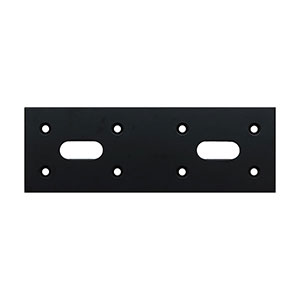 黒巾広プレート長穴 BY-059 180mm【和気産業】 - 金物・DIYグッズ専門通販サイト【金物スタイル】